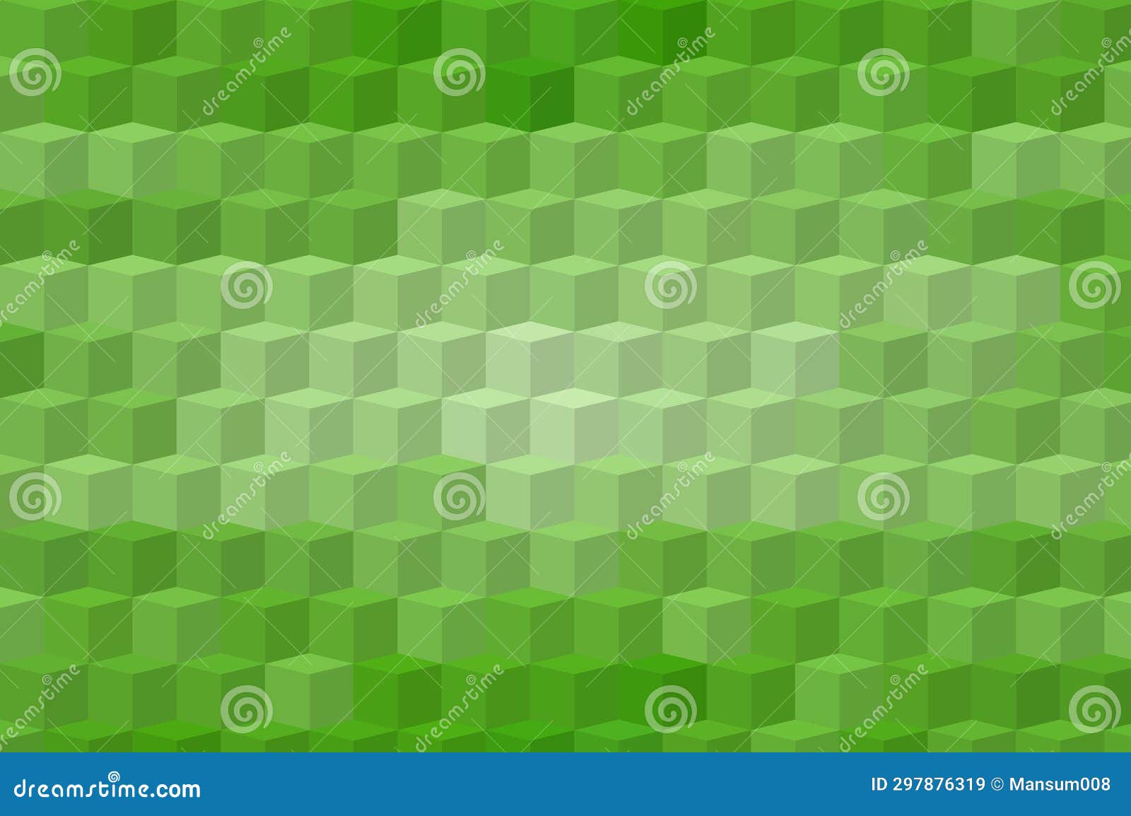 Light Green Block Pattern Background Stock Illustration - Illustration ...