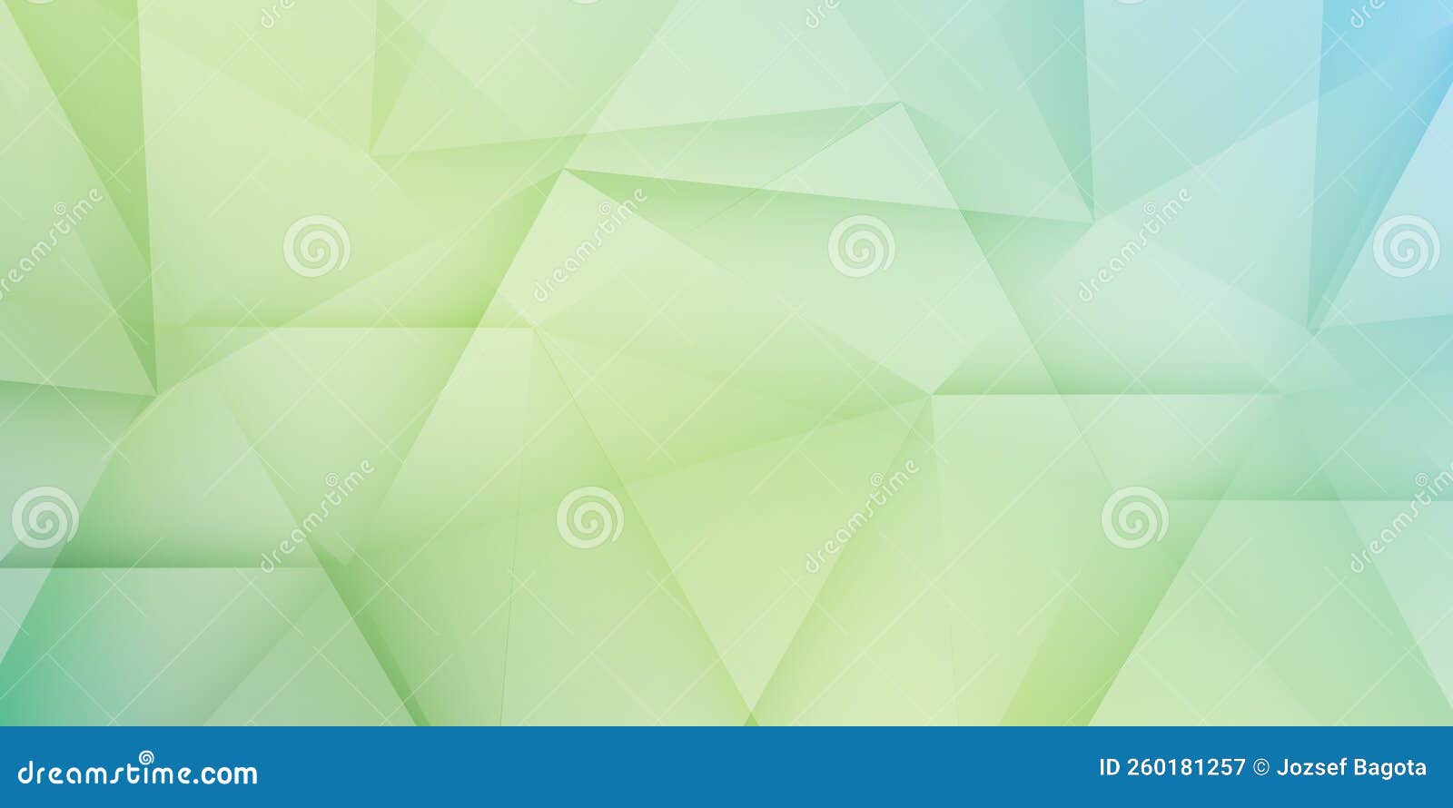 Light Green and Blue 3D Glowing Triangles, Lit Geometric Shapes Pattern ...