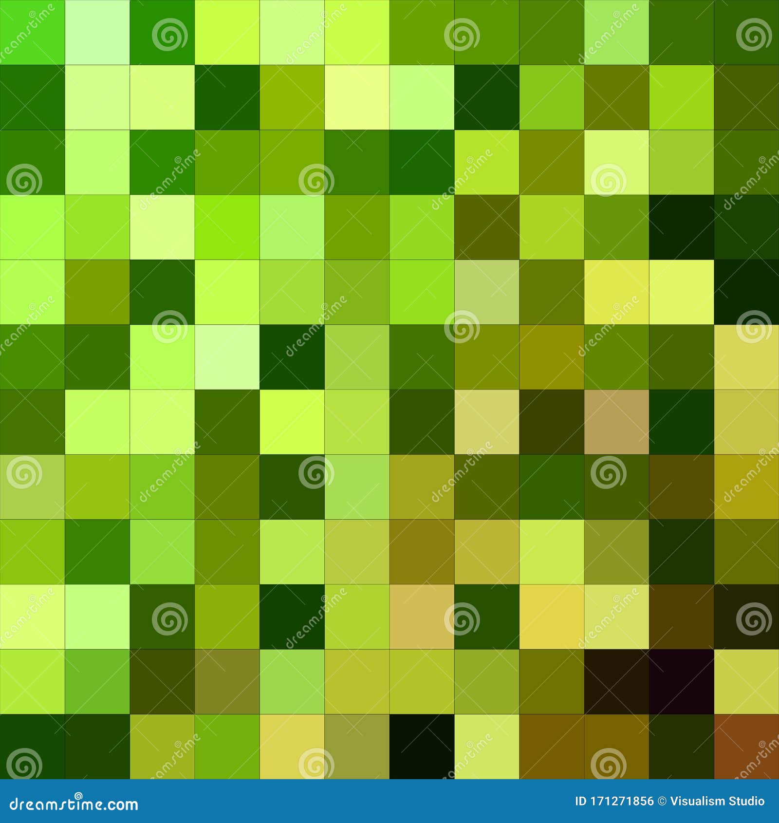 Light Green Color Square Mosaic Texture in Rectangular Style and ...