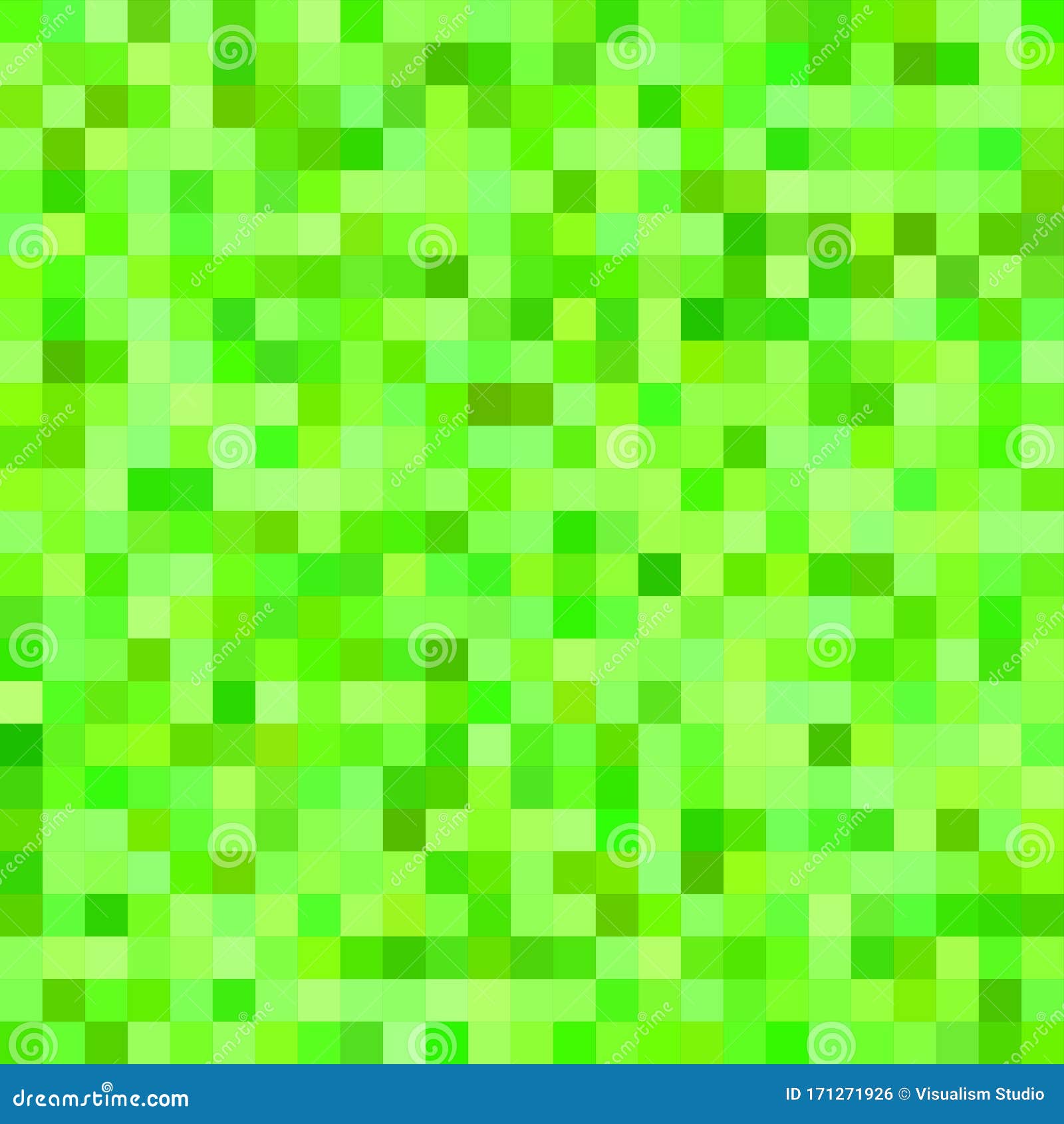 Light Green Color Square Mosaic Texture in Rectangular Style and ...