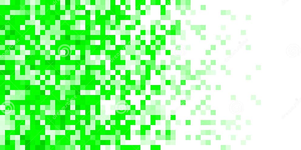 Light Green Fading Pixel Square Modern Abstract Background Pattern ...