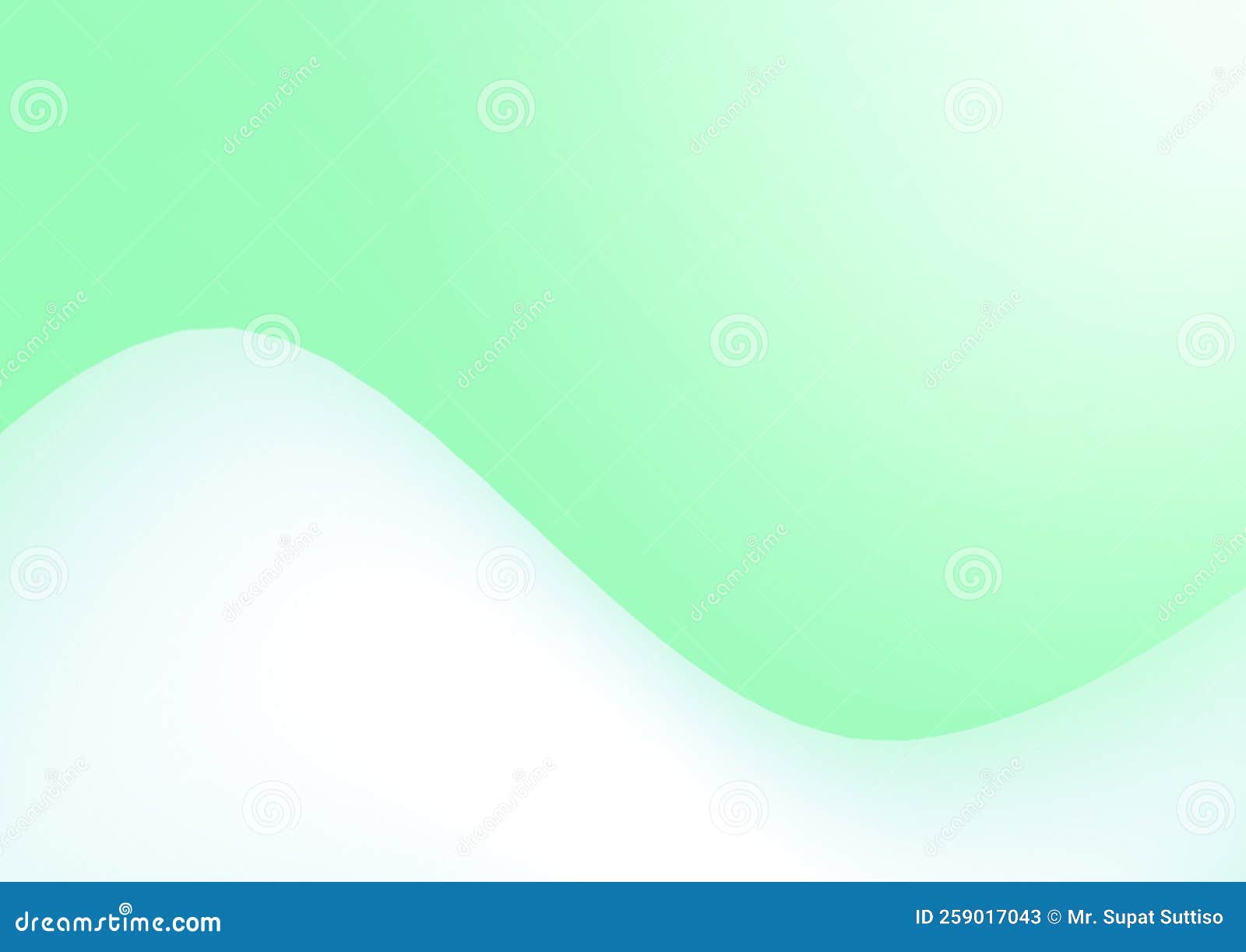 Light Green Gradient White Wave Abstract Background Stock Illustration ...