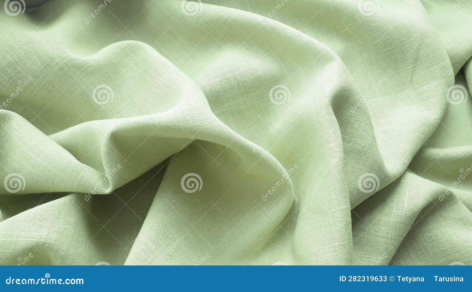 Light Green Linen Fabric with Plain Weave. Cotton, Linen. the Texture ...