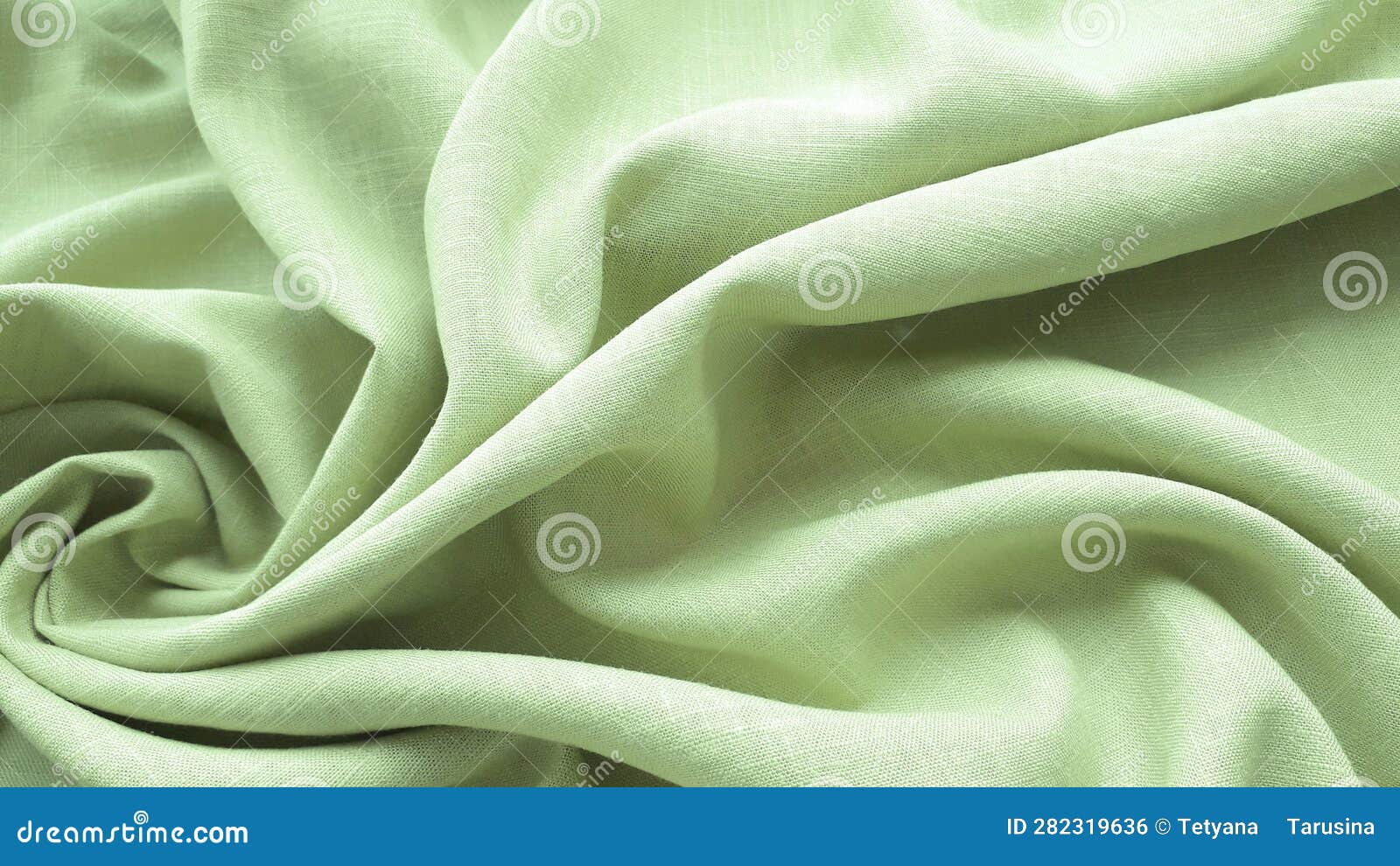 Light Green Linen Fabric with Plain Weave. Cotton, Linen. the Texture ...