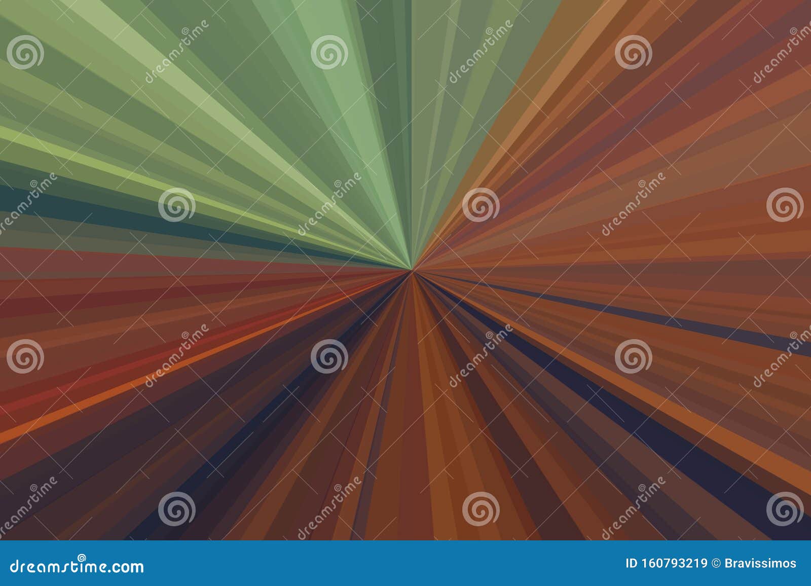 Light Green Rays Beam Background. Burst Stock Illustration ...