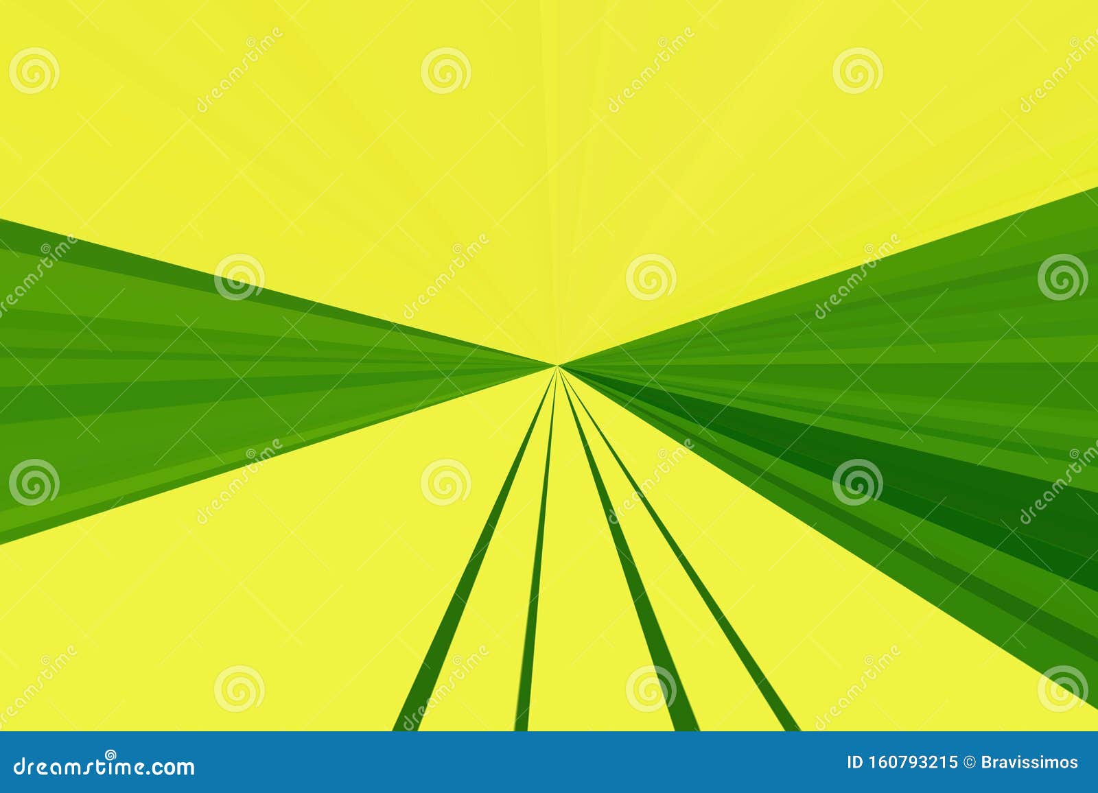 Light Green Rays Beam Background. Burst Illustration Stock Illustration ...