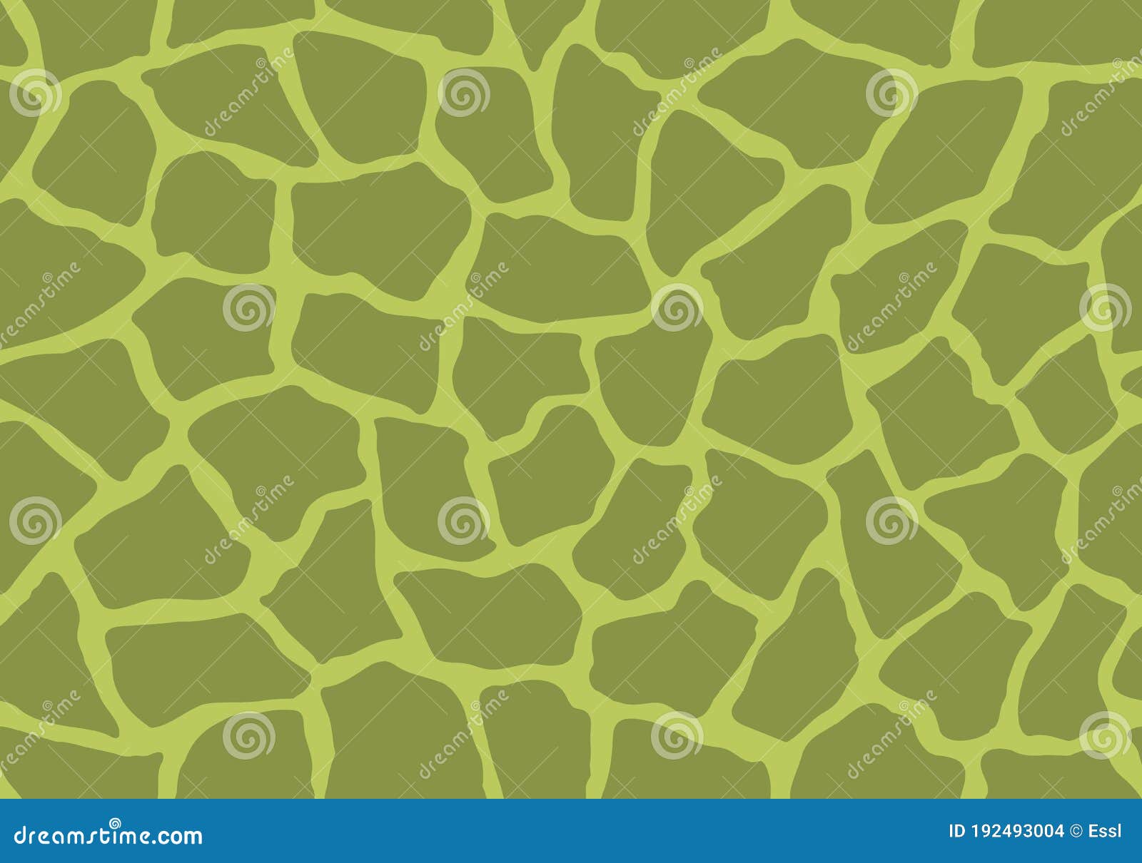 Light Green Seamless Pattern. Abstract Plant Biological Cell Artwork ...