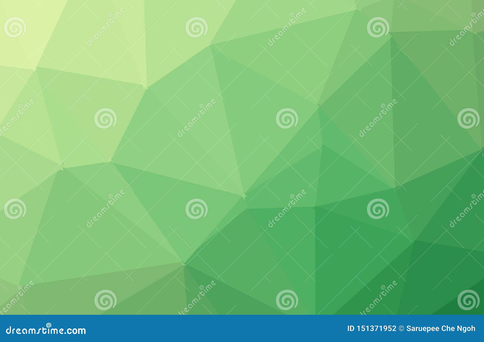 Light Green Shining Triangular Background. a Sample with Polygonal ...