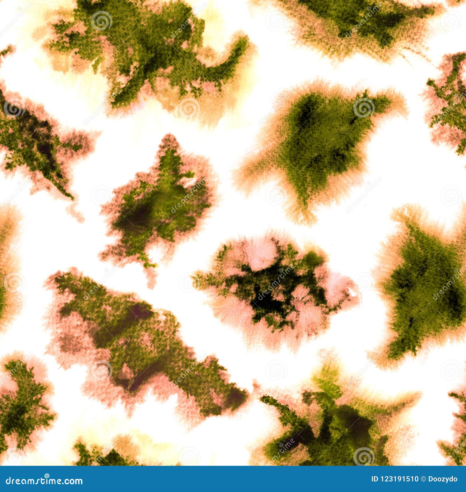 Light Green Splashes Pattern. Stock Illustration - Illustration of ...