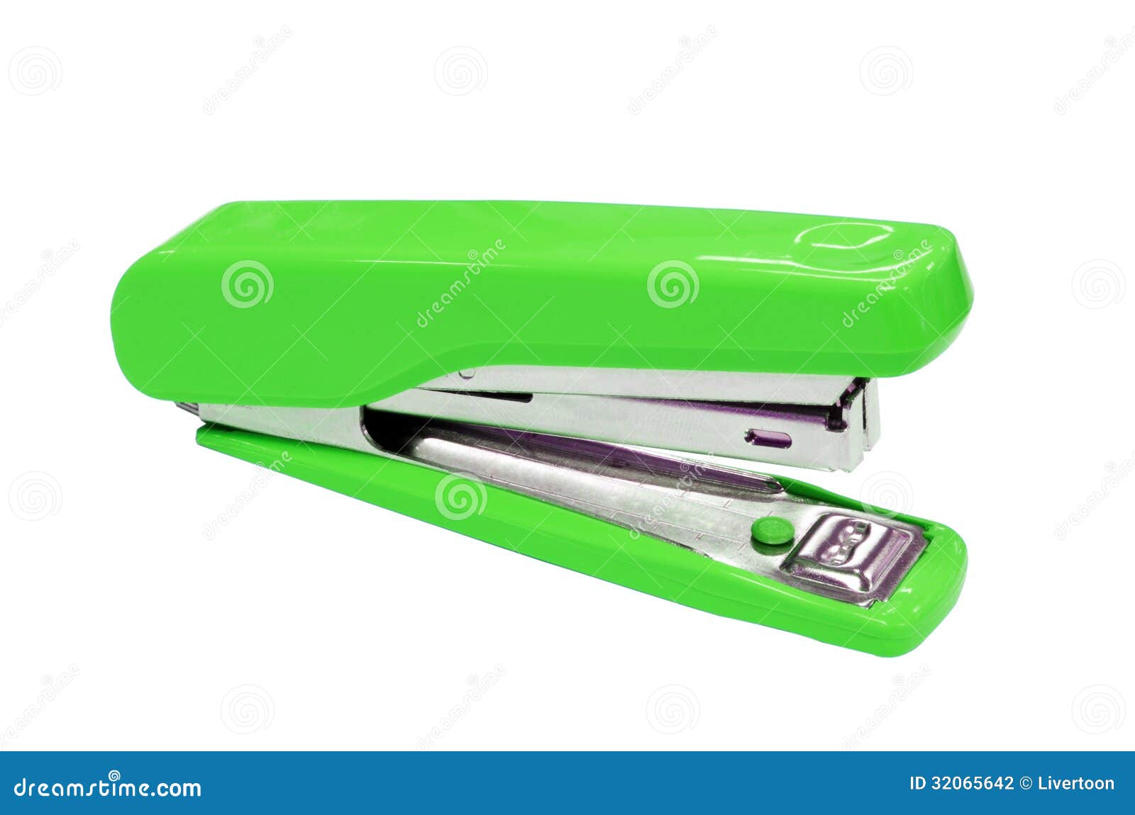 Light Green Stapler Isolated on White Stock Photo - Image of equipment ...