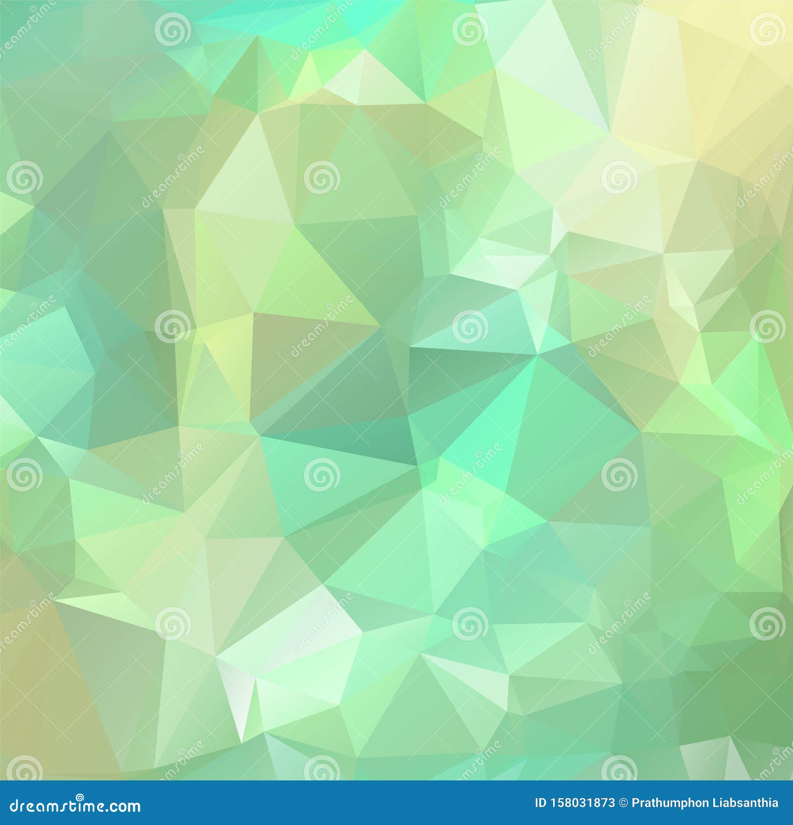 Light Green Vector Polygon Abstract Backdrop. Polygonal Abstract Vector ...