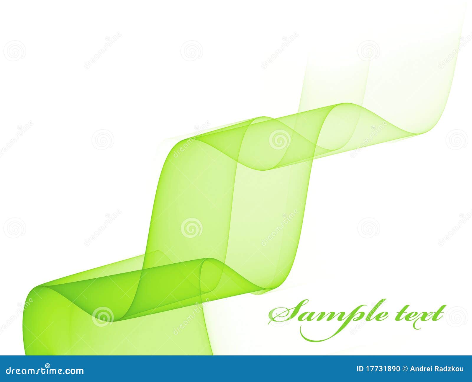 Light green wave stock illustration. Illustration of flow - 17731890