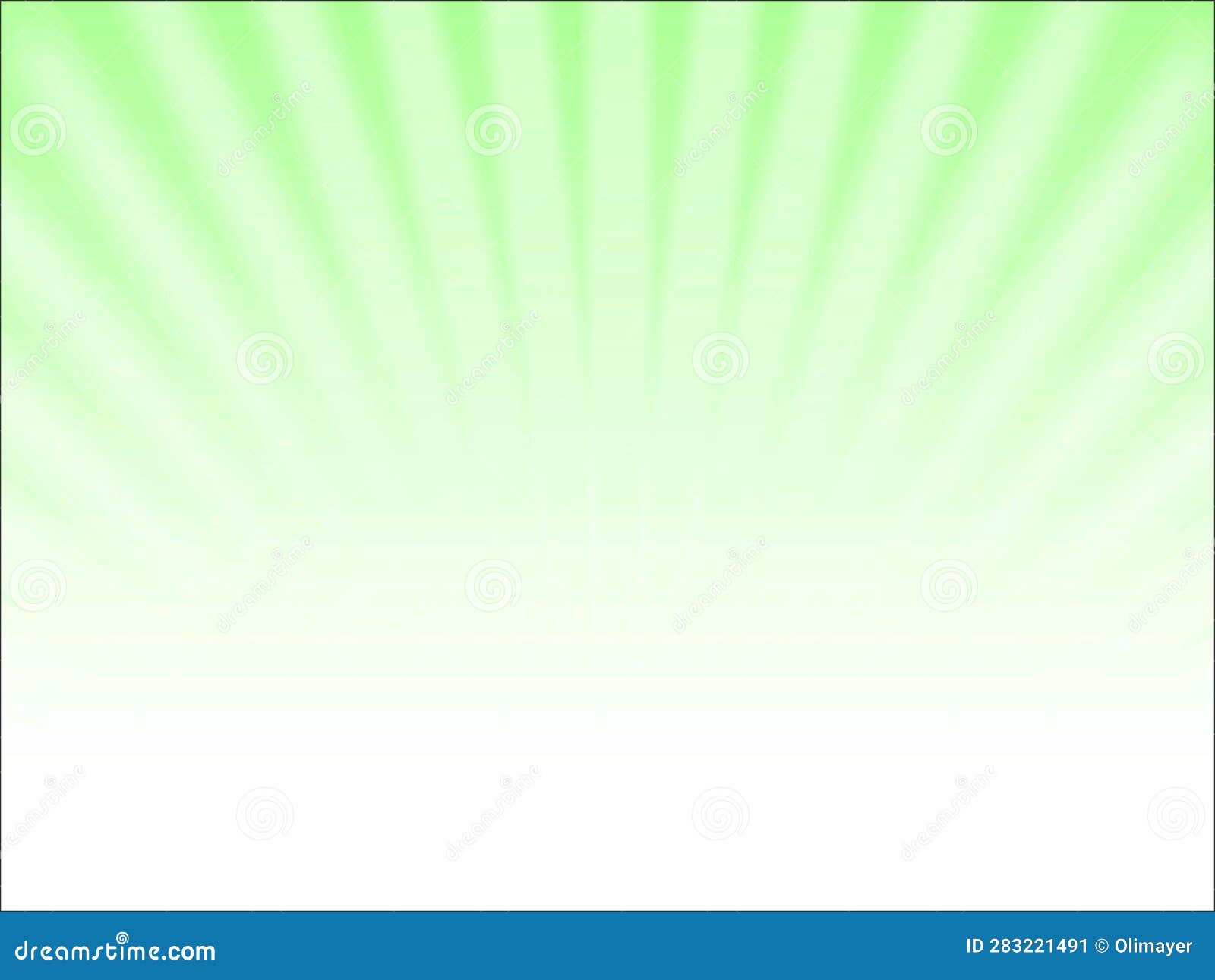 Green Ray Sunburst Style Abstract Background. Stock Illustration ...