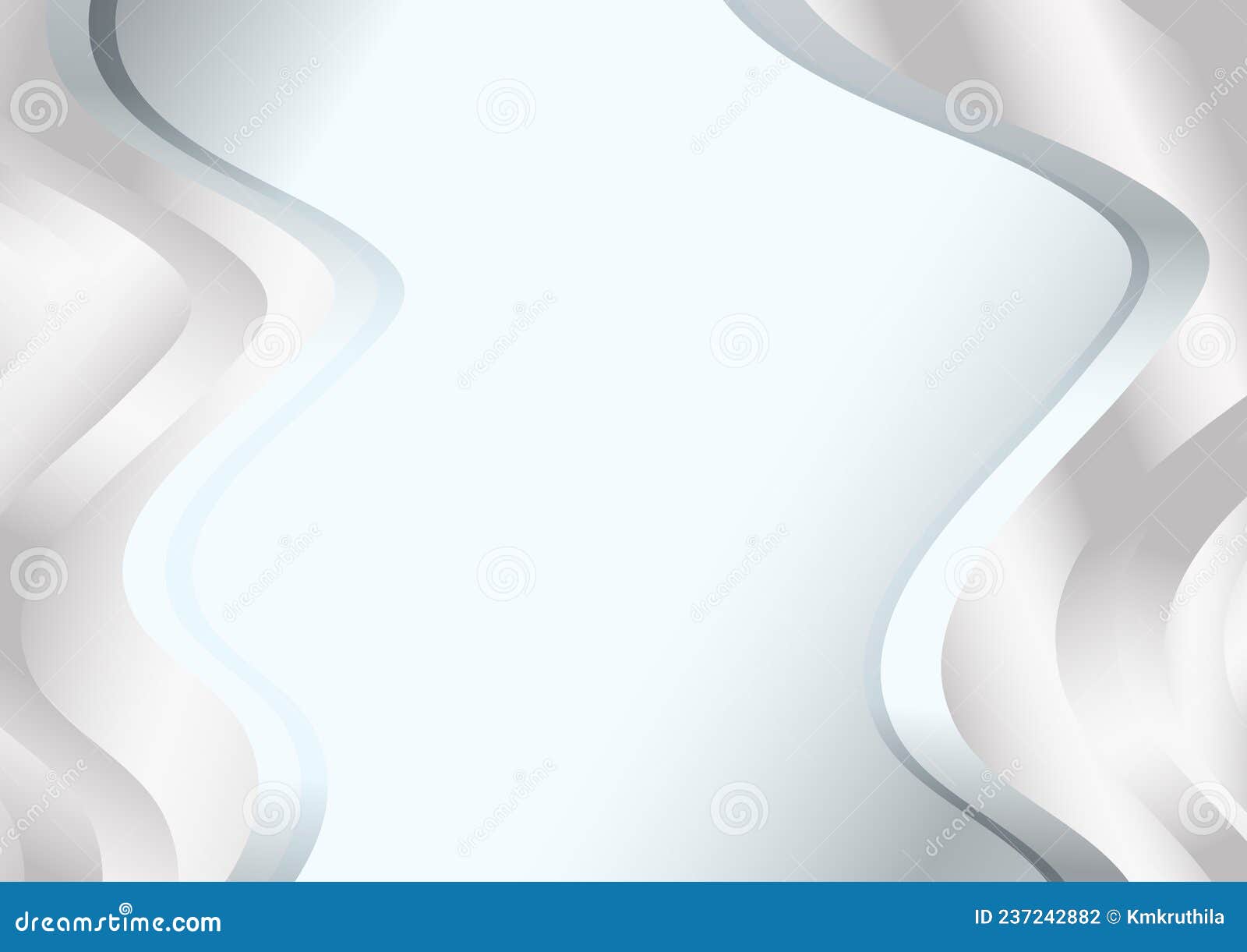 Light Grey Business Wave Background Vector Illustration Beautiful ...