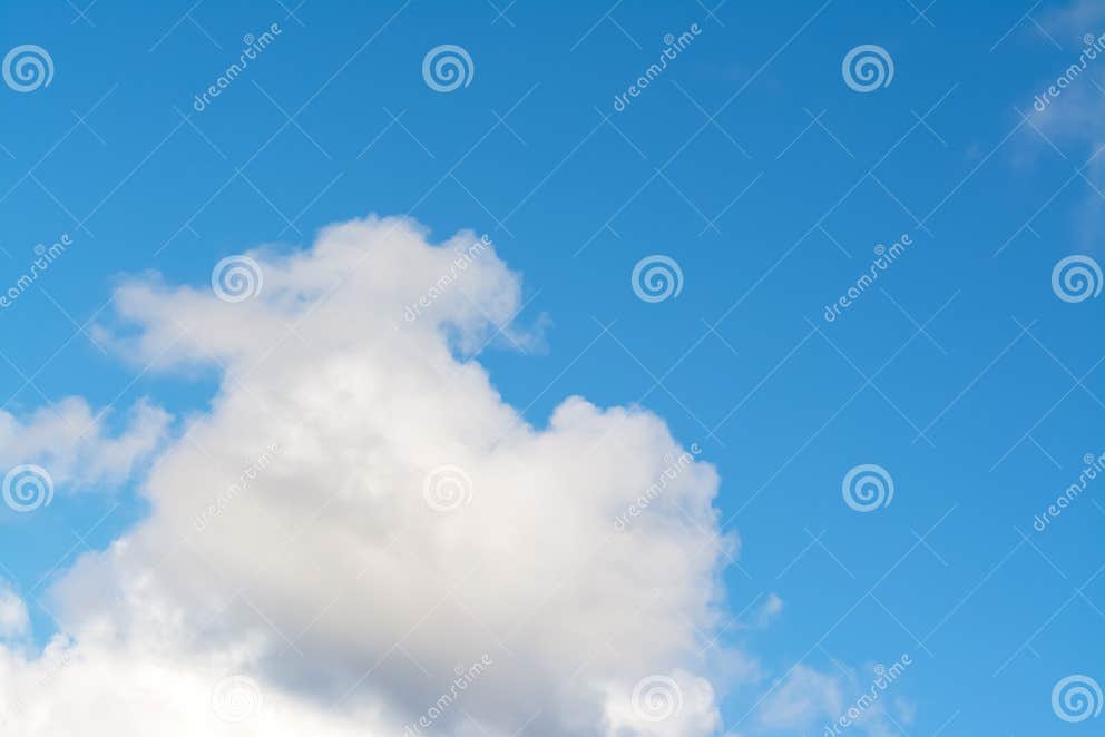 Light Grey Clouds in the Sky Stock Image - Image of summer, background ...