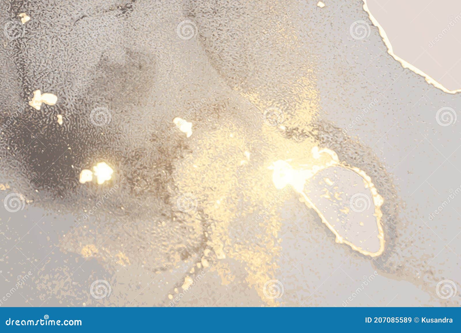 Light Grey and Gold Stone Marble Texture. Alcohol Ink Technique Stock ...