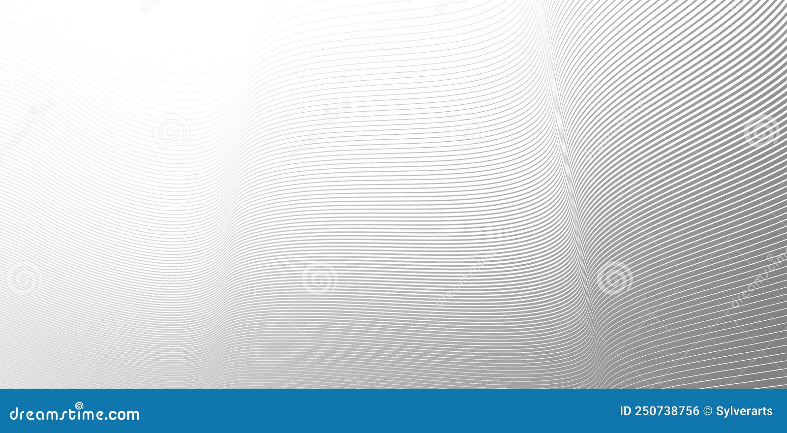 Light Grey Lines in 3D Perspective Vector Abstract Background, Dynamic ...
