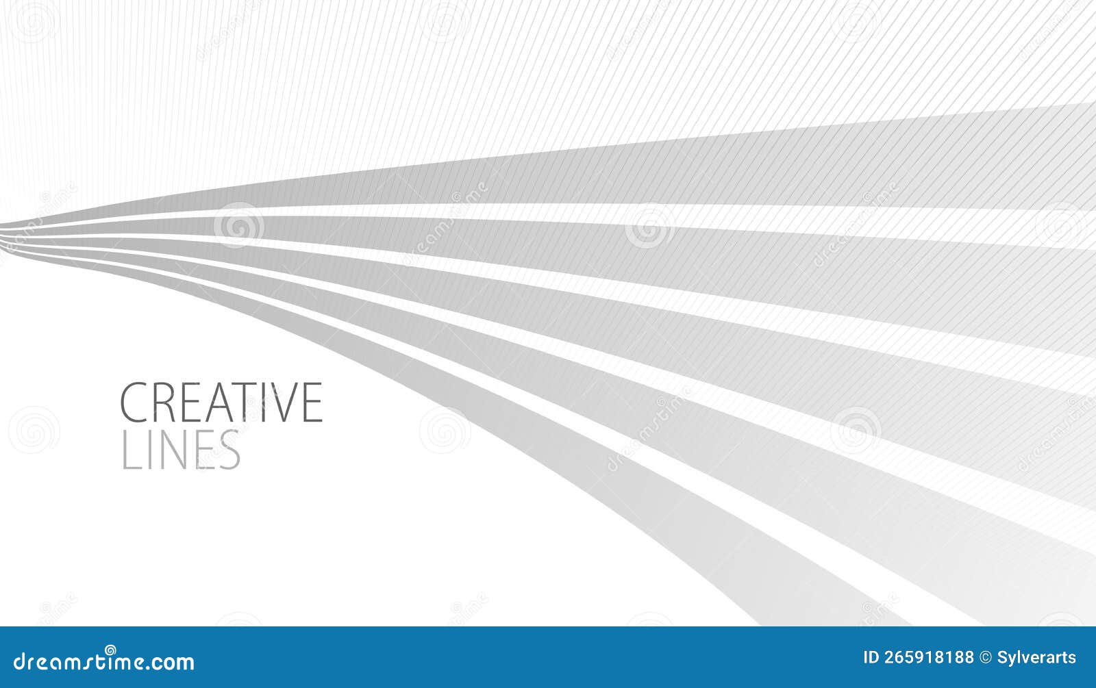 Light Grey Lines in 3D Perspective Vector Abstract Background, Easy and ...