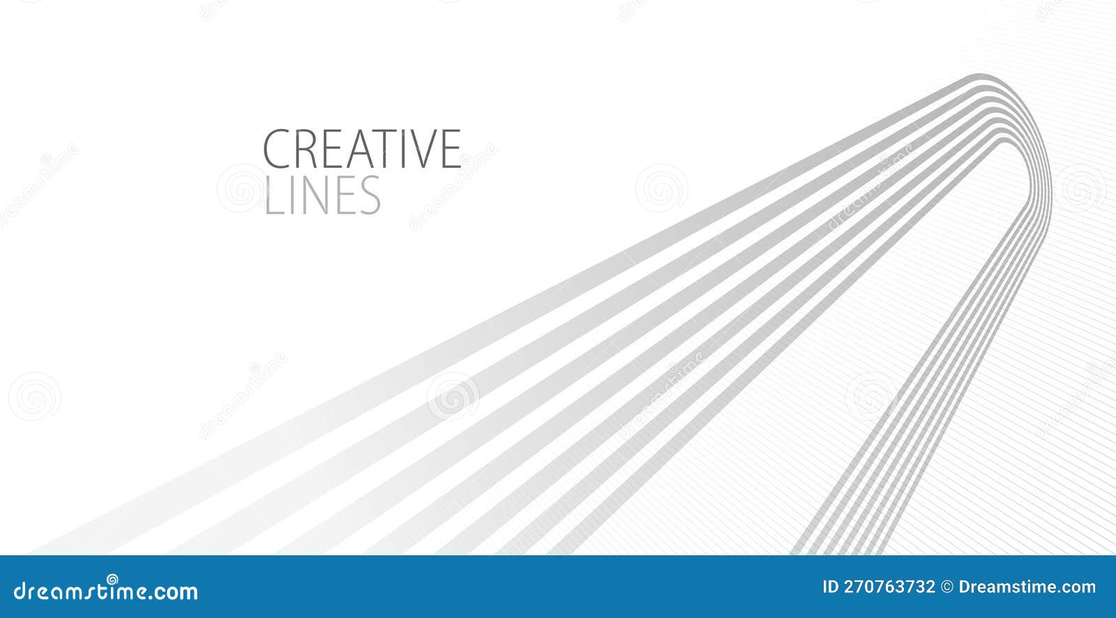 Light Grey Lines in 3D Perspective Vector Abstract Background, Easy and ...