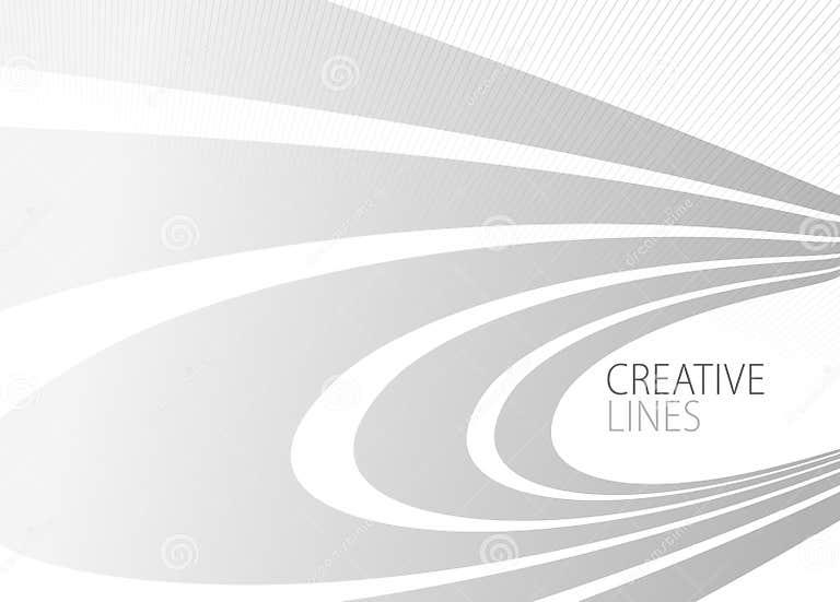 Light Grey Lines in 3D Perspective Vector Abstract Background, Easy and ...