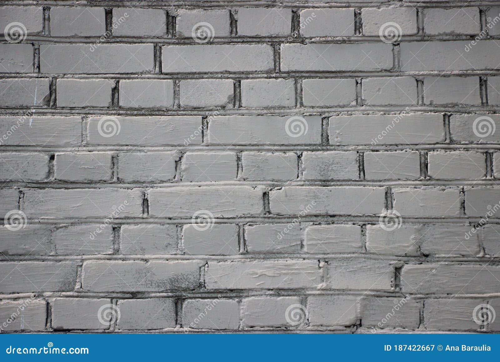 Light Grey Old Painted Weathered Brick Wall Texture Background Stock ...
