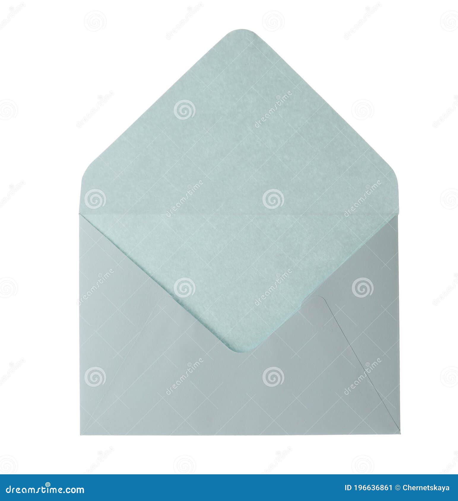 Light Grey Paper Envelope Isolated on White. Mail Service Stock Image ...