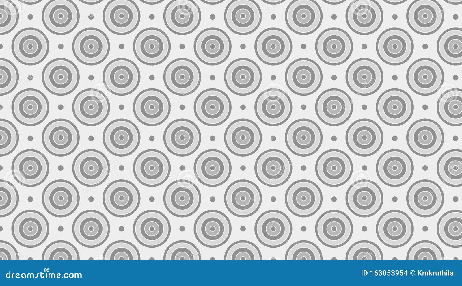 Light Grey Seamless Concentric Circles Background Pattern Stock Vector - Illustration of center ...