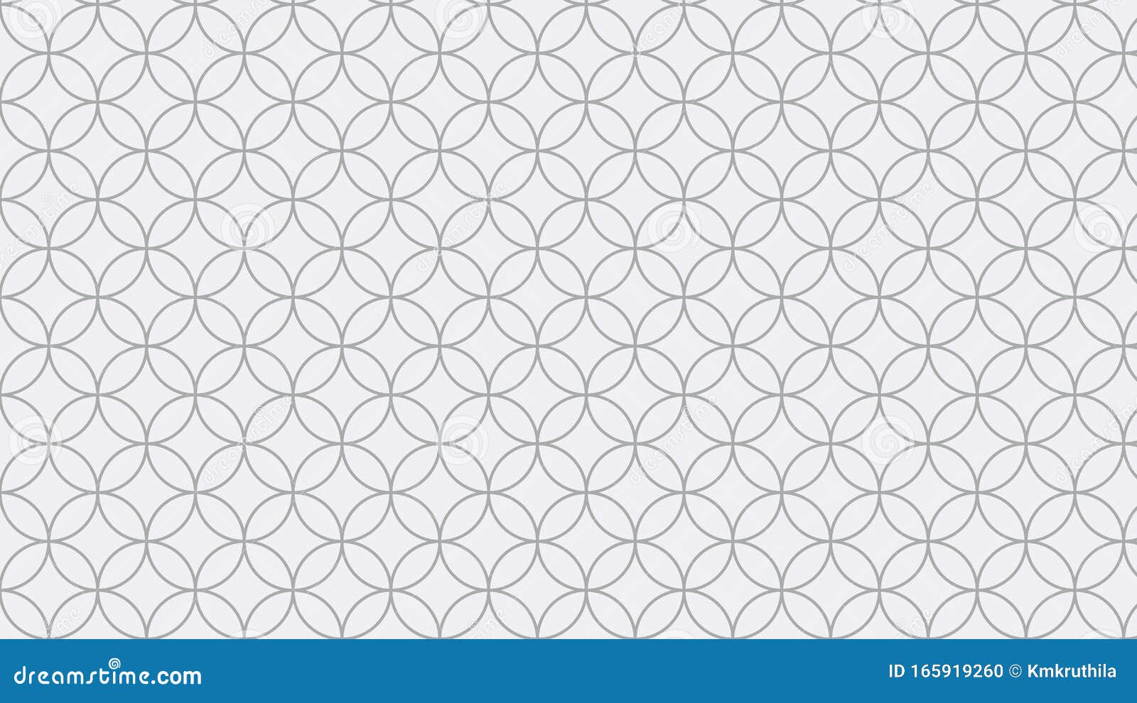 Seamless Overlapping Circle Pattern Background. Royalty-Free Stock ...