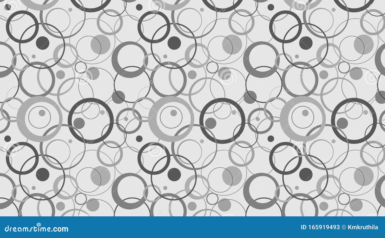 Seamless Overlapping Circle Pattern Background. Royalty-Free Stock ...