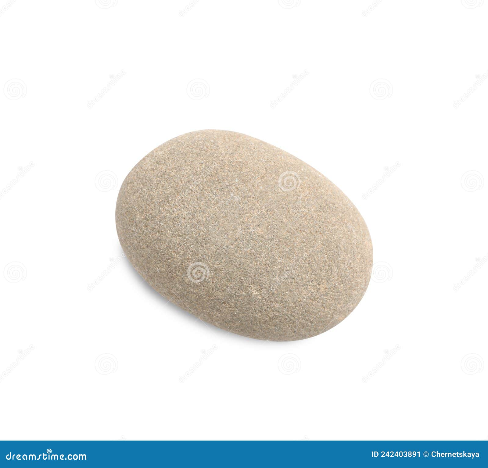Light Grey Spa Stone Isolated on White, Top View Stock Image - Image of ...