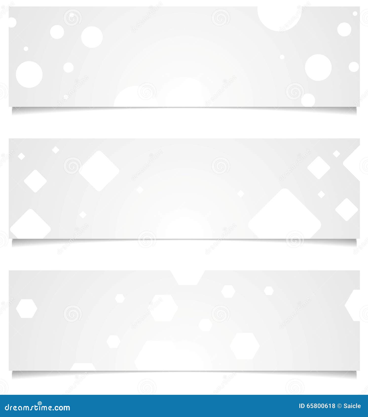 Light Grey Tech Geometric Banners Stock Vector - Illustration of light ...