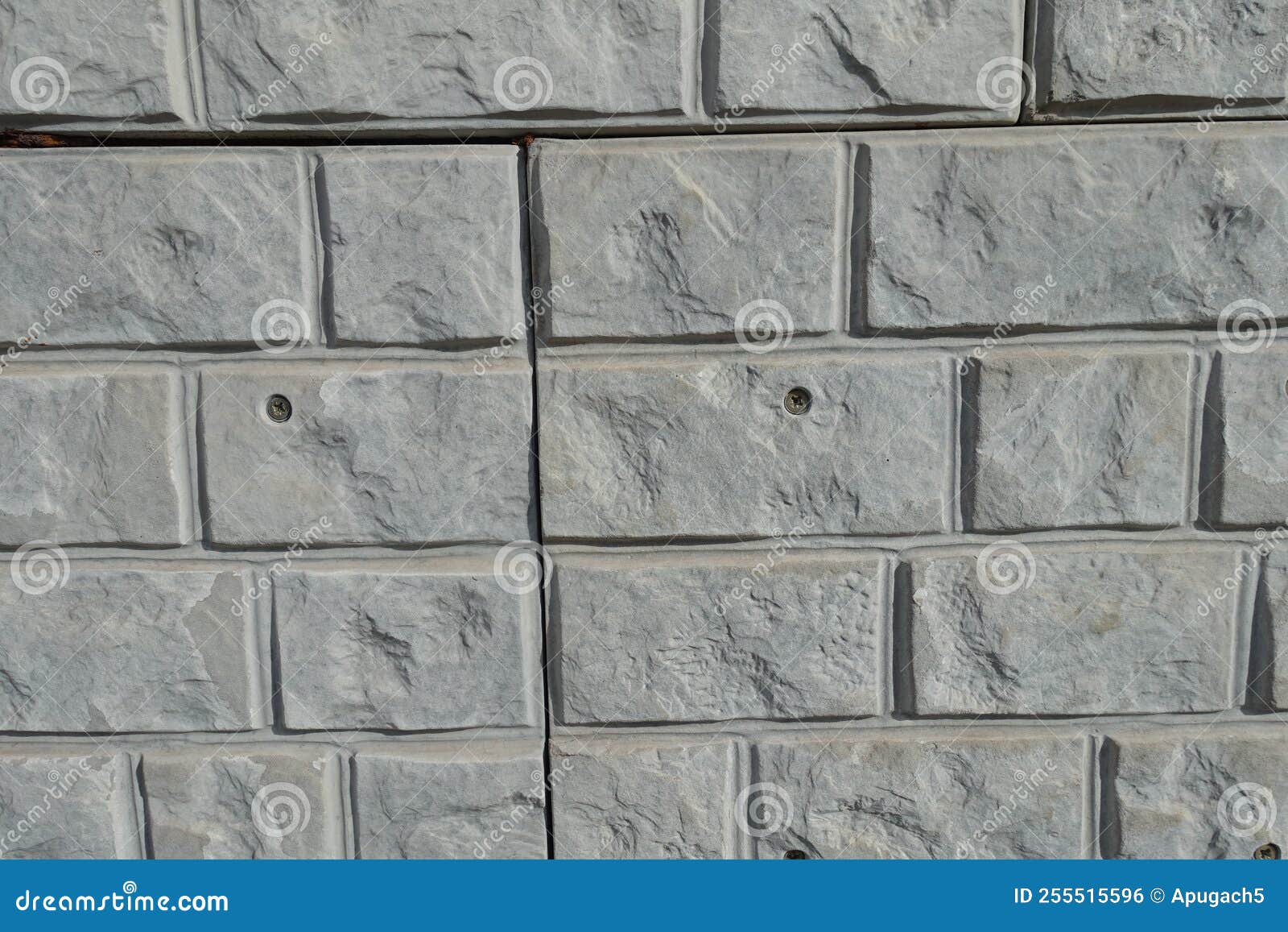 Light Gray Unpainted Brick Veneer Wall Texture Stock Photo - Image of ...