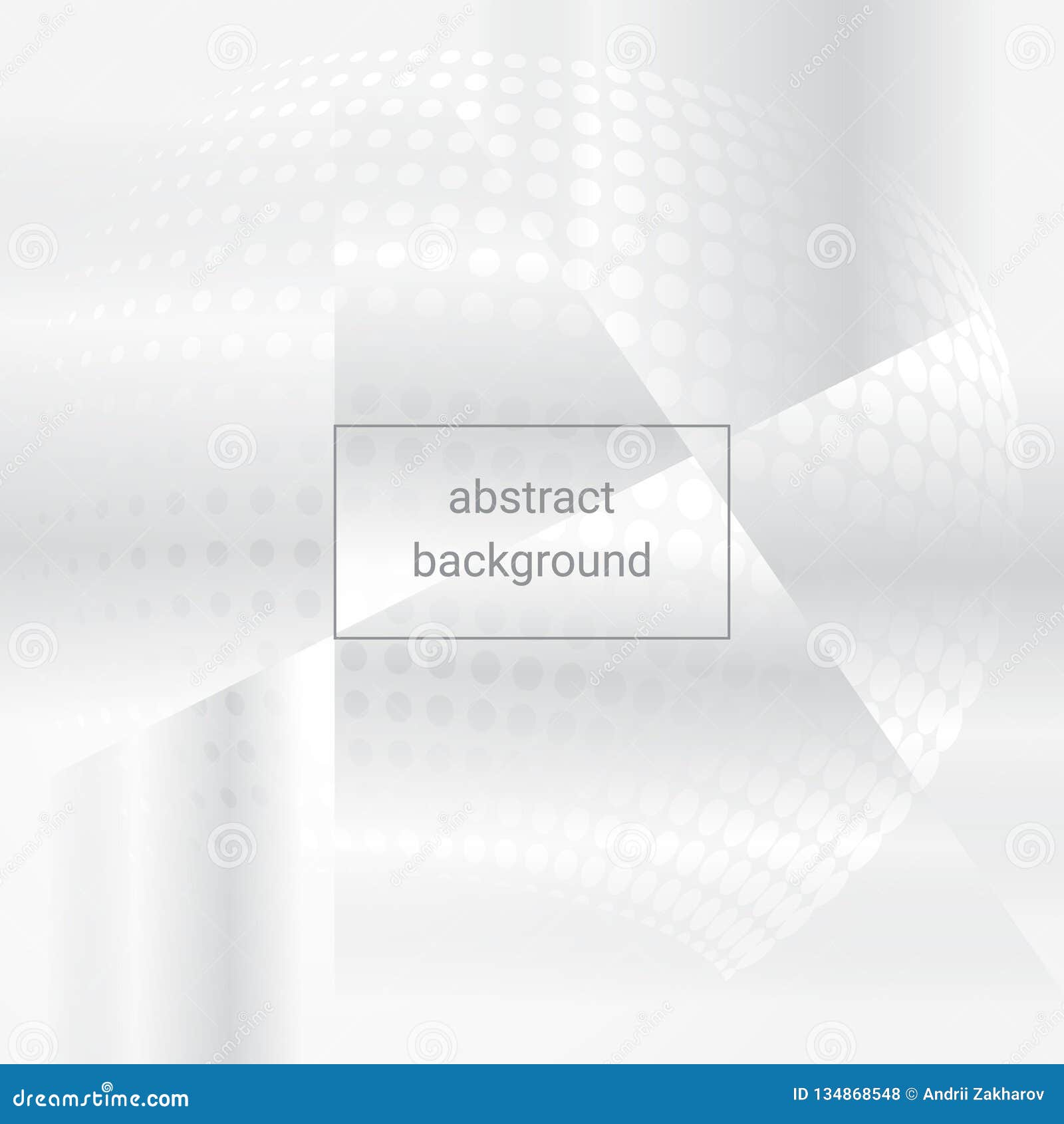 White Abstract Background with Halftone and Transparent Stripes, Sphere ...