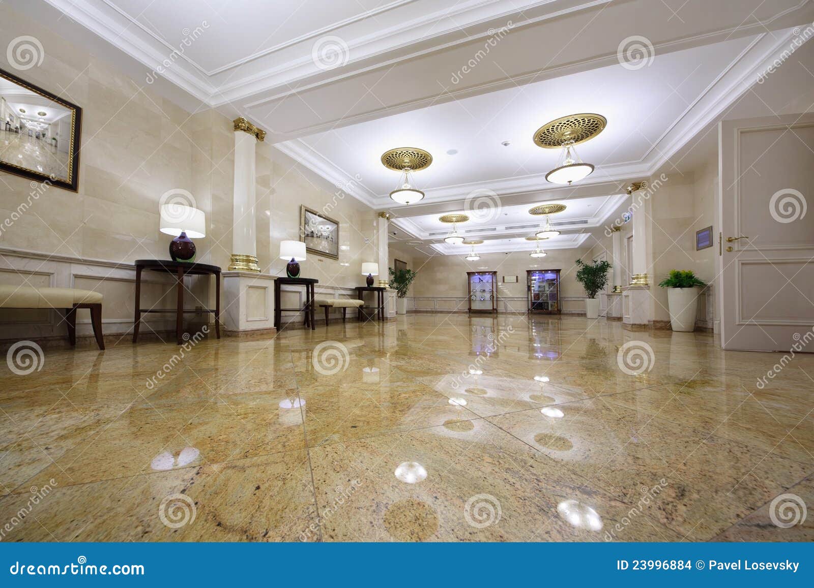 Light Hall with Pictures in Hotel Ukraine Editorial Stock Image - Image ...