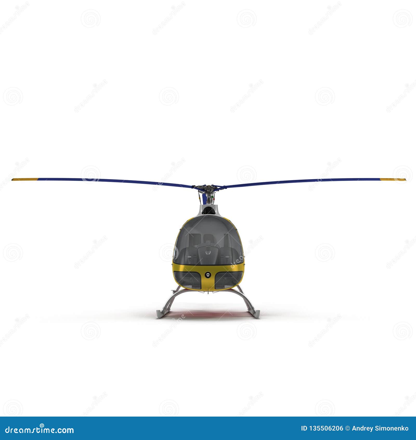 Helicopter Front View Vector Icon | CartoonDealer.com #139826044