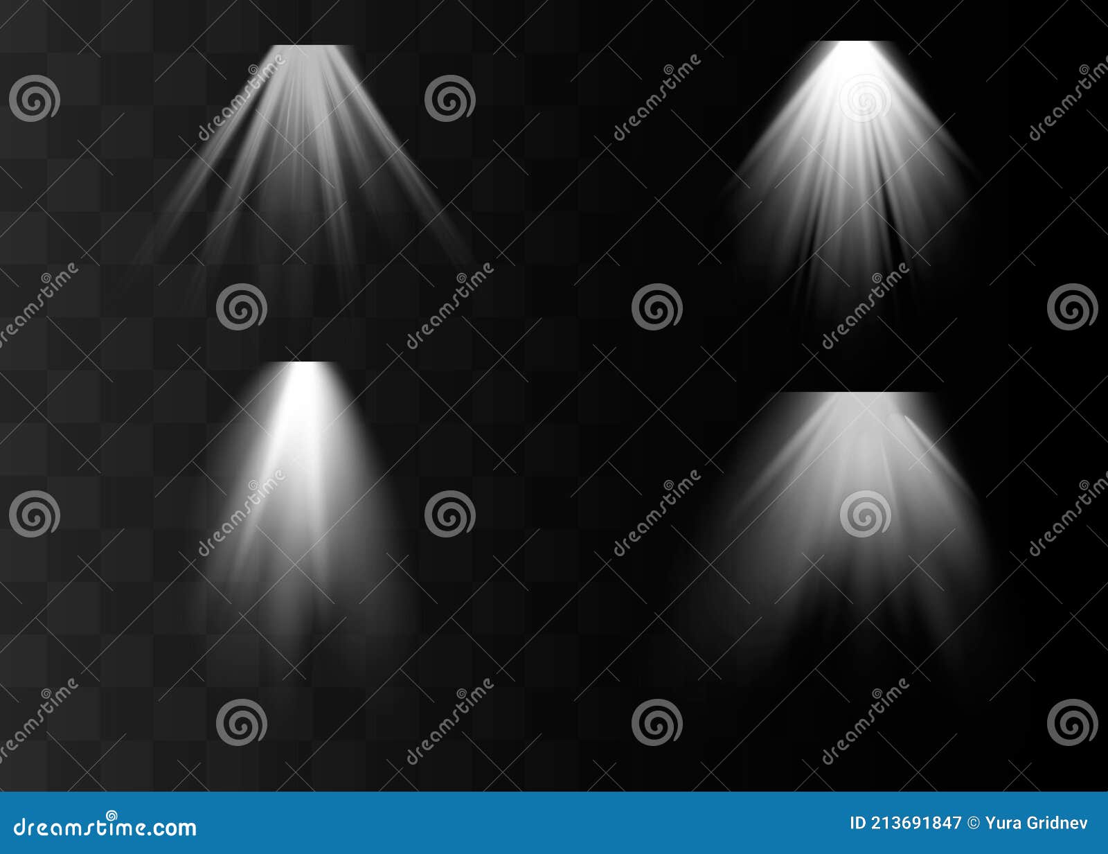 Light Highlight Yellow Special Effect With Rays Of Light And Magic ...