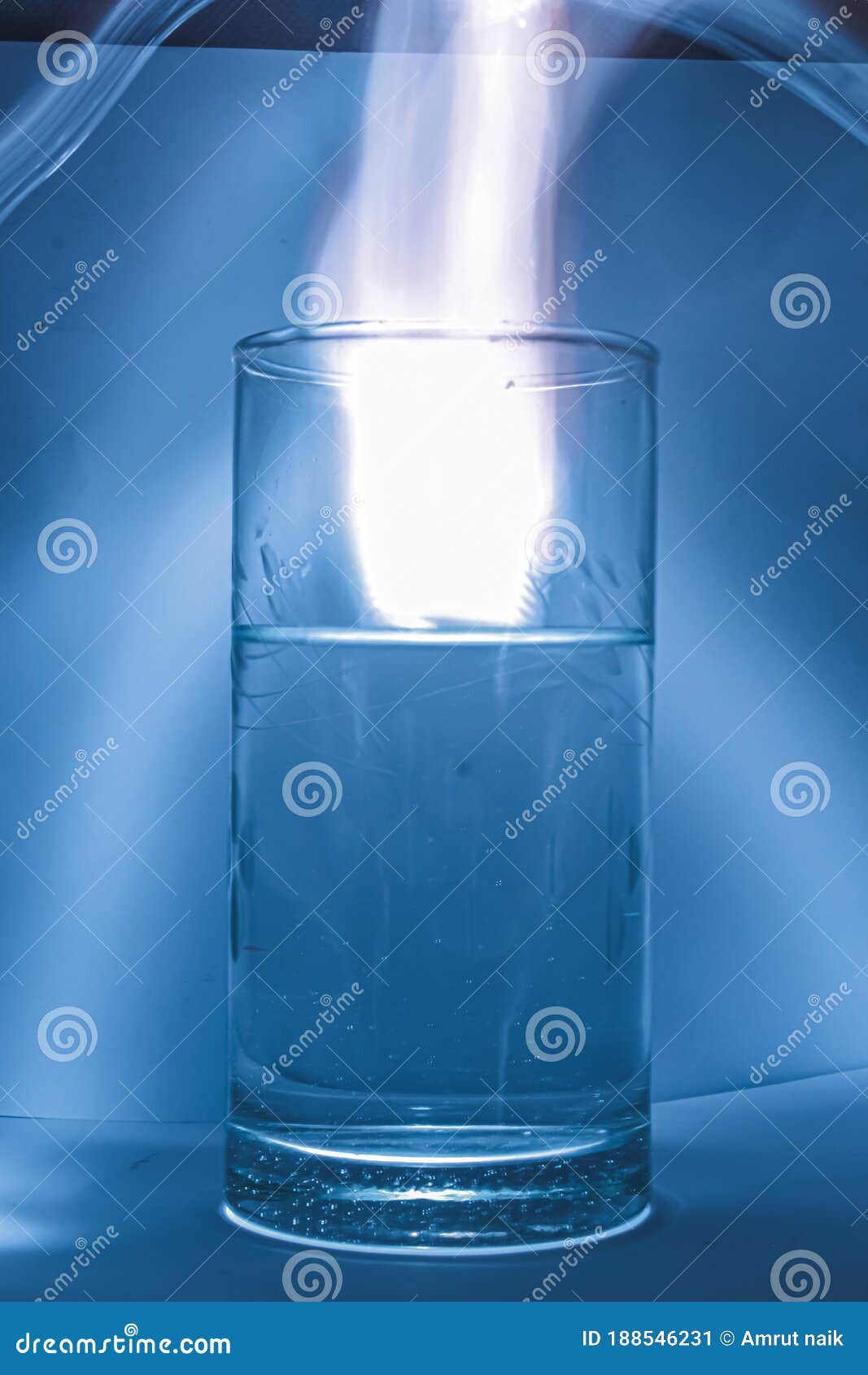 Light hitting water stock image. Image of blue, light - 188546231