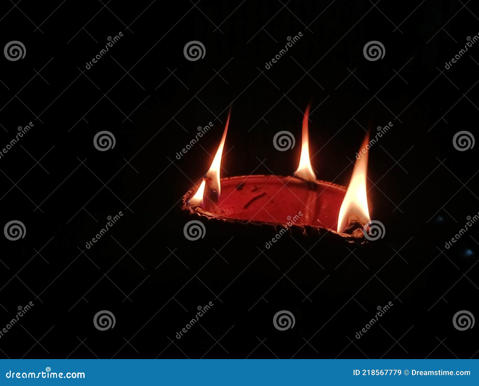 Light of hope. stock image. Image of fire, campfire - 218567779