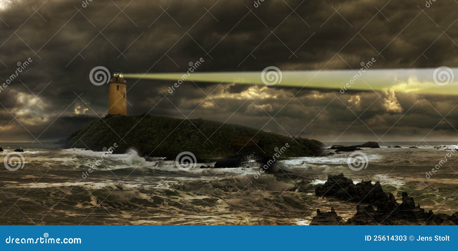 Light house stock image. Image of guard, overcast, building - 25614303