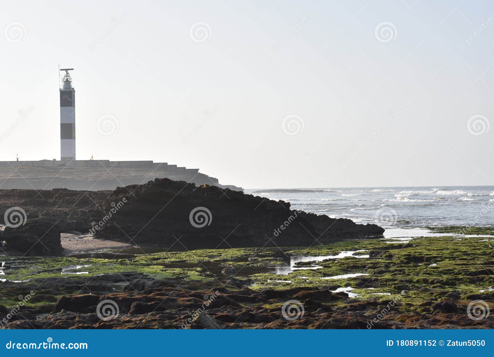 Light House in the Coastal Beach of Dwarka Stock Photo - Image of hope ...