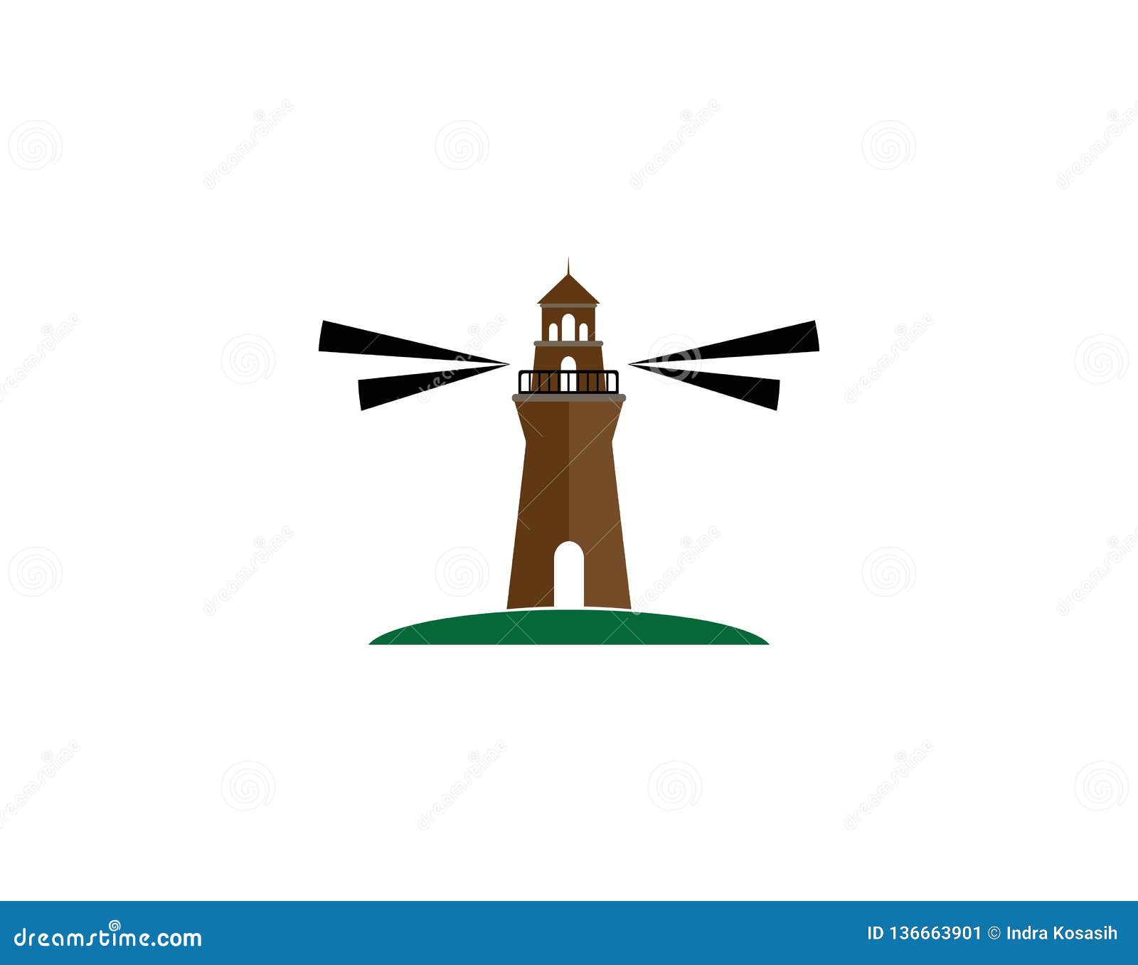 Light House Logo Template stock illustration. Illustration of guidance ...