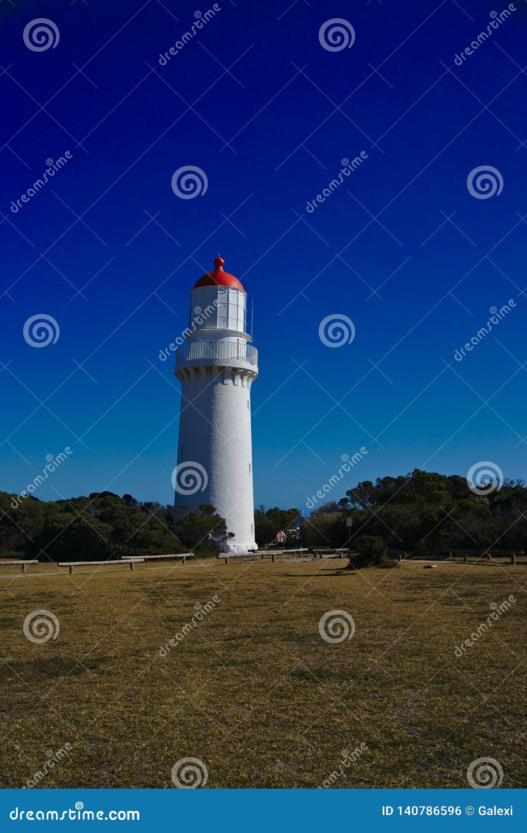 Light house with red roof stock photo. Image of seascape - 140786596