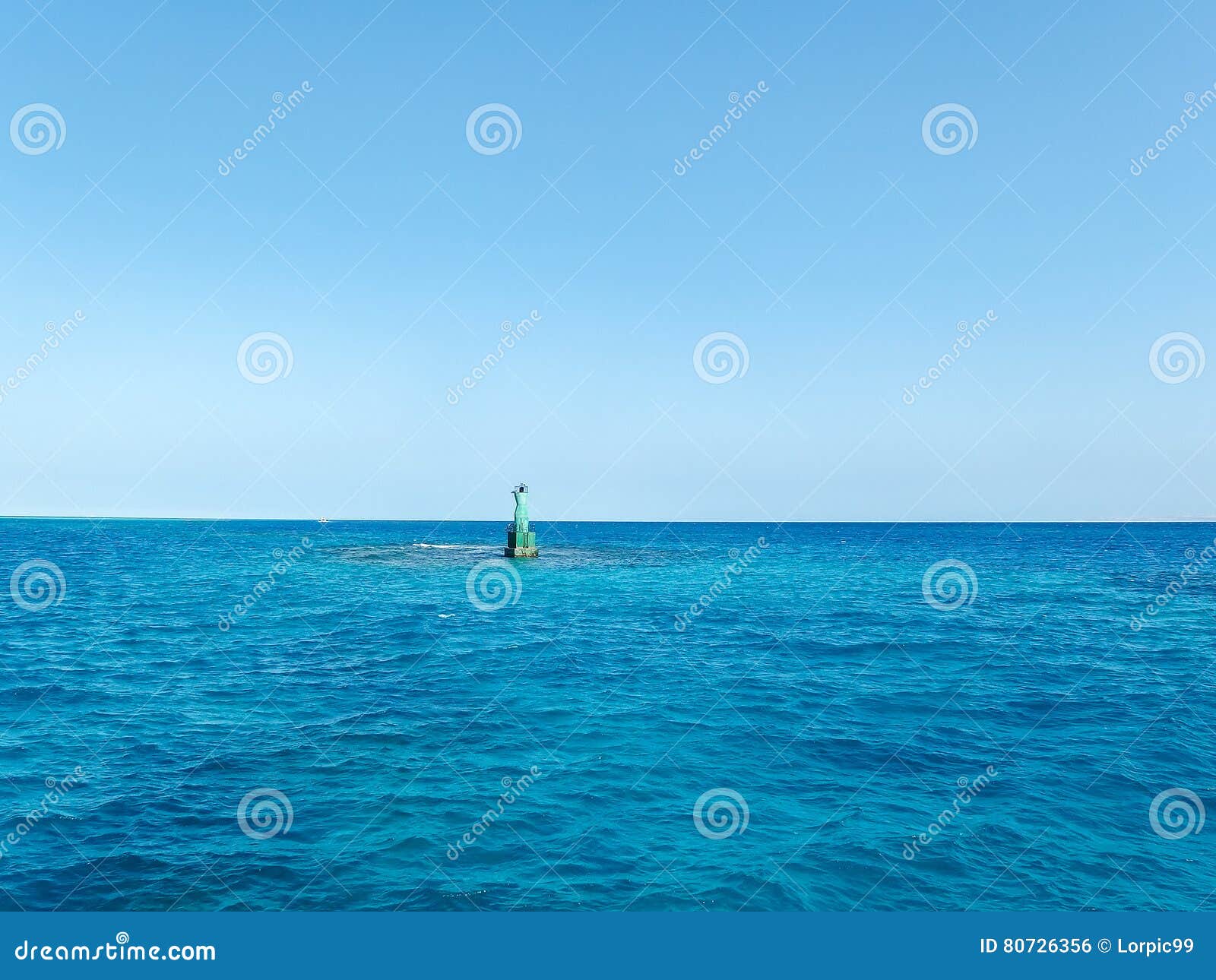 Light House on Red Sea, Egypt Stock Photo - Image of light, blue: 80726356