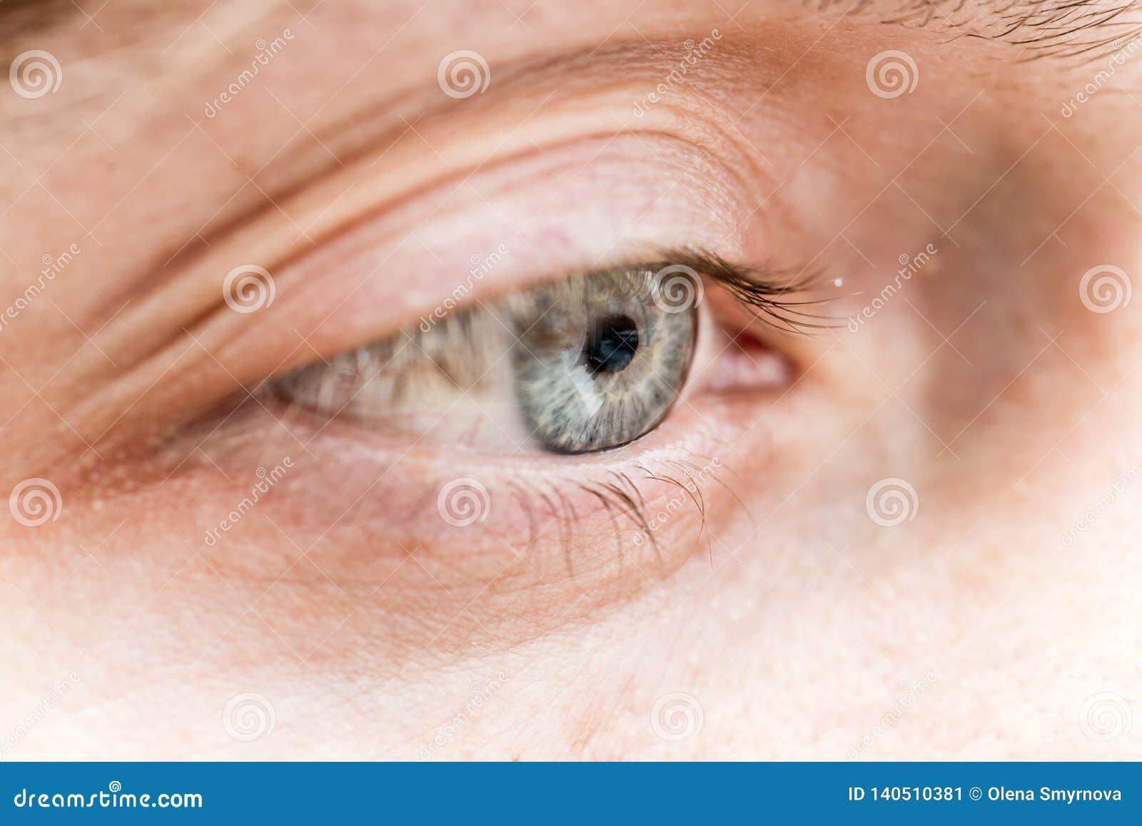 Light Human Eye is Very Close. Stock Image - Image of intoxication ...