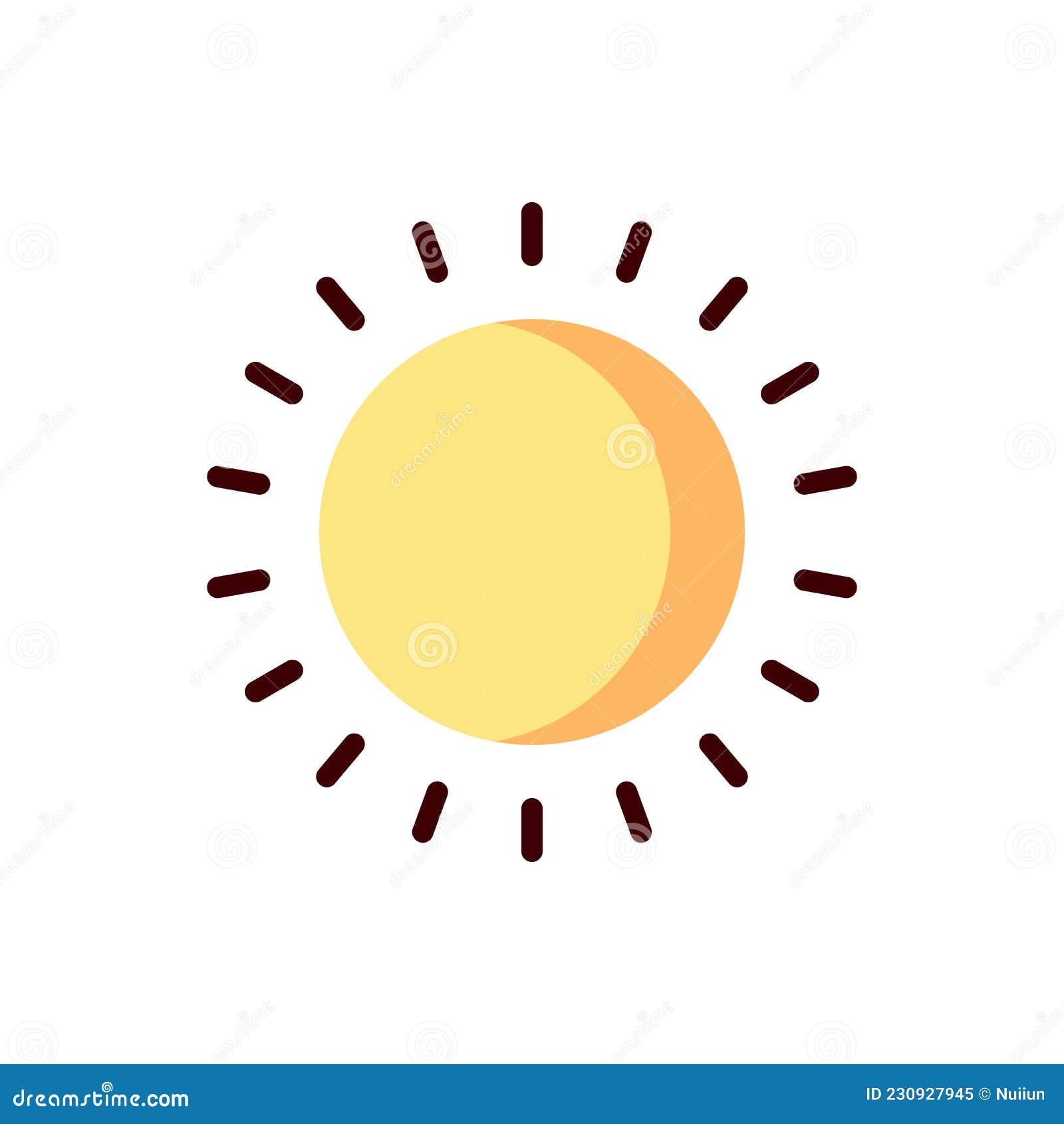 Light Icon, Bright Icon Vector Illustration Stock Vector - Illustration ...