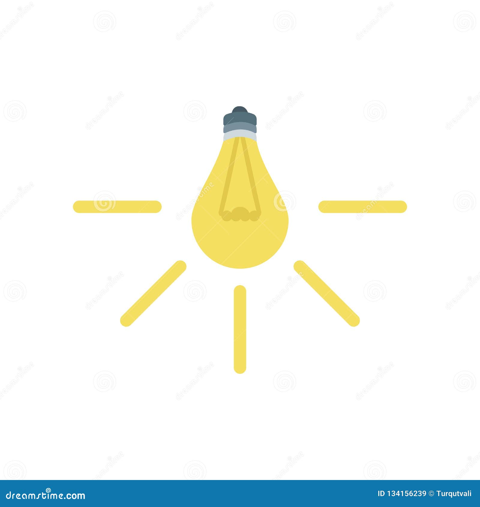 Light Icon Vector Sign and Symbol Isolated on White Background, Light ...