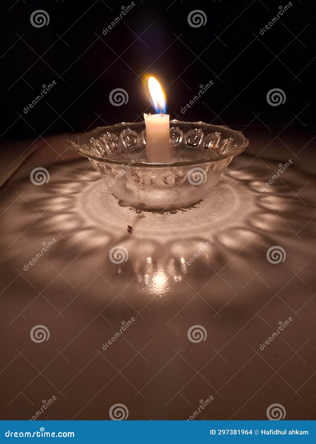 Light Darkness Illuminates Around Candle Life Fire Aesthetic Stock ...