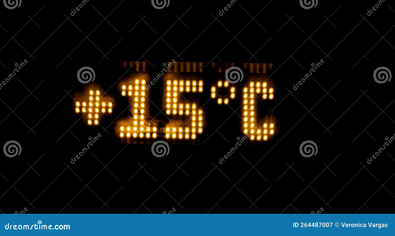 Scoreboard With The Temperature Stock Photography | CartoonDealer.com ...