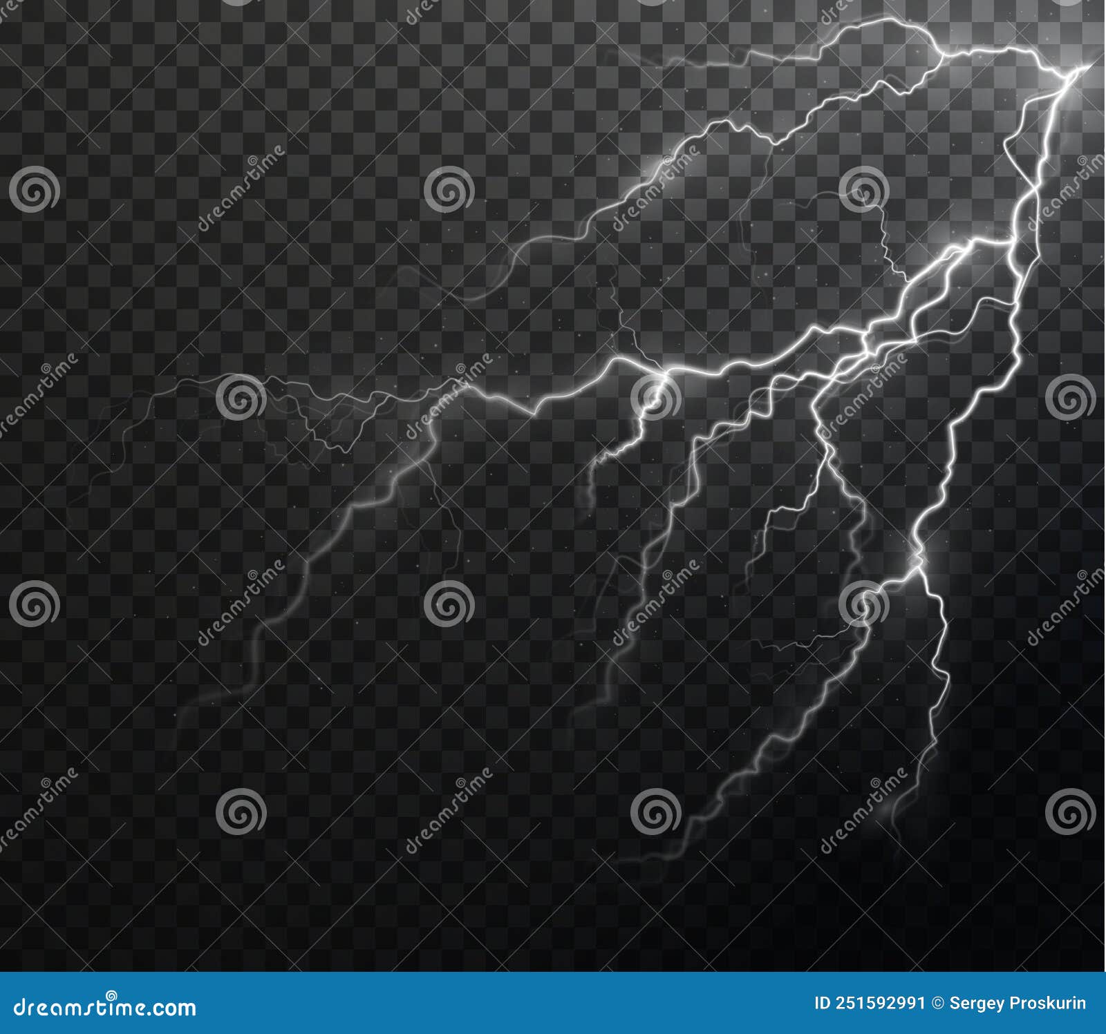 Light Isolated Vector Lightning Png. Magic Light Abstract Lines ...