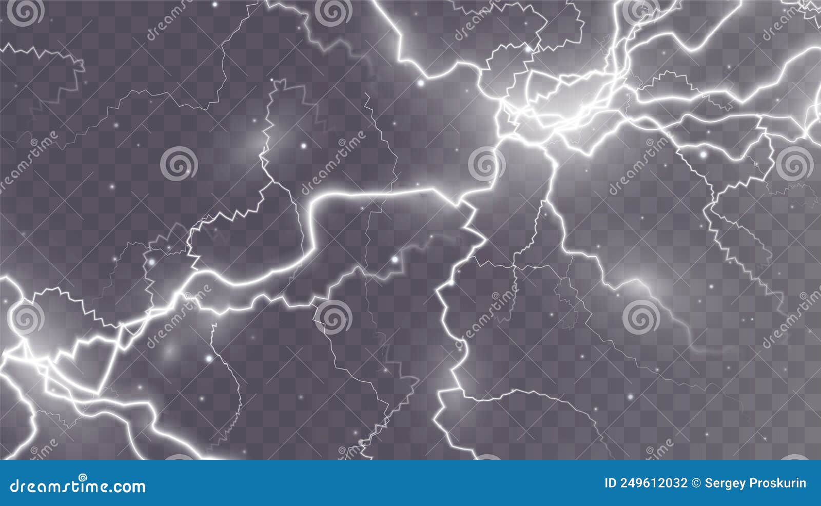 Light Isolated Vector Lightning Png. Magic Light Abstract Lines ...